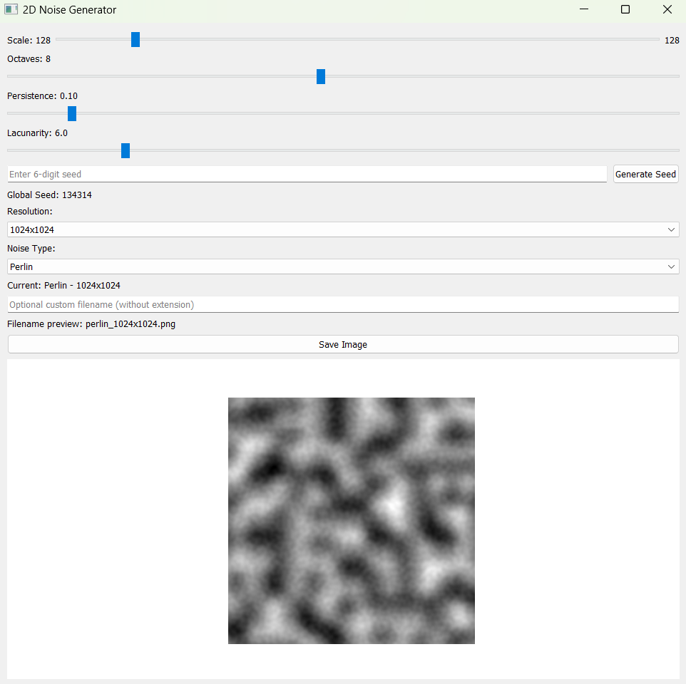 Python – Noise generator – Sam Brimlow